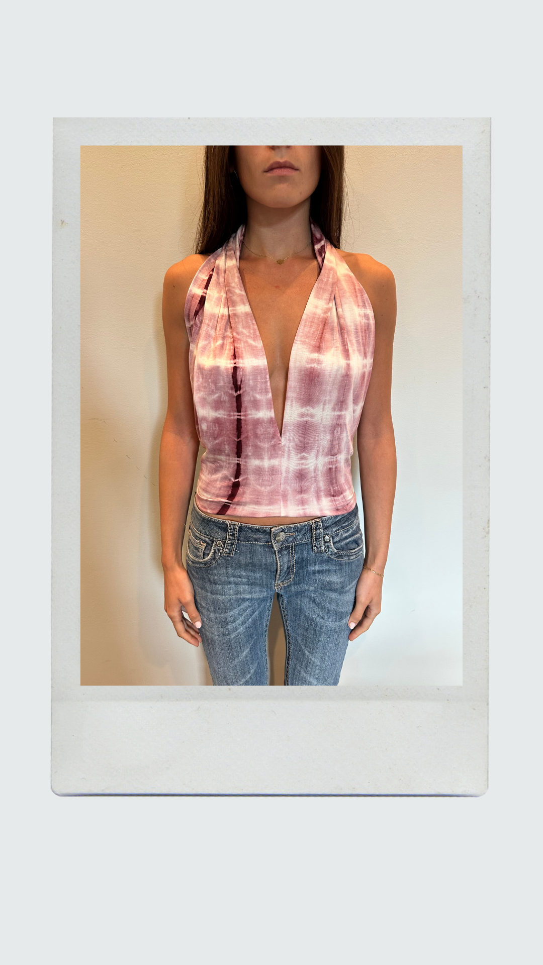 Strawberry Shortcake Plunge Halter Top – That's All Vintage